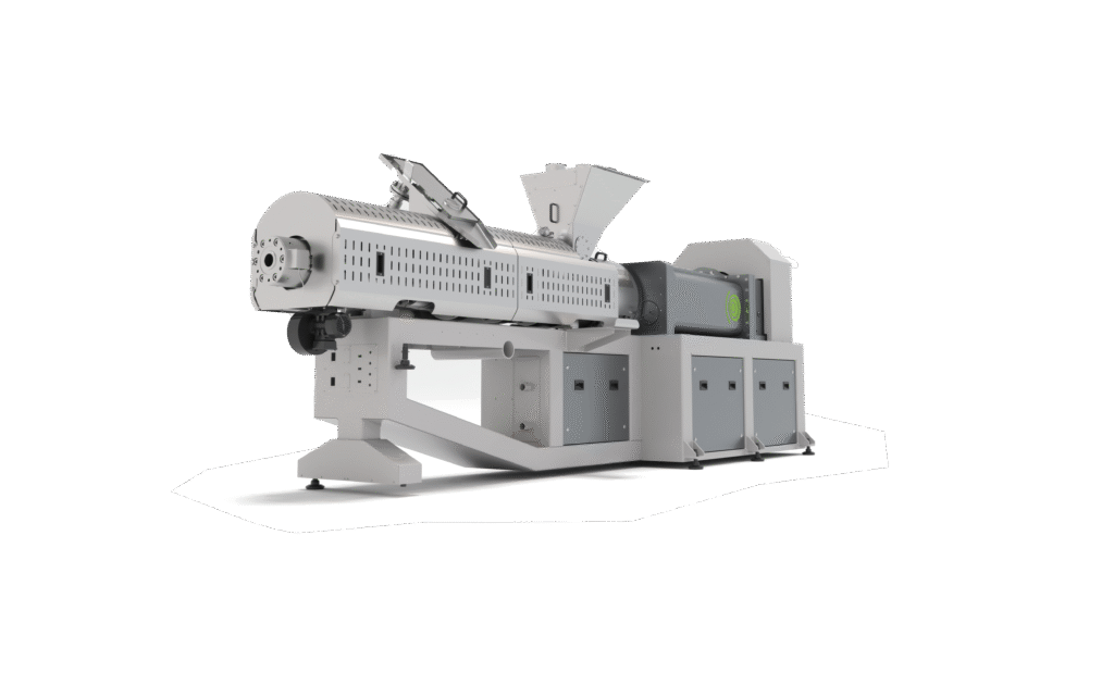 MAS twin-screw extruder in recycling